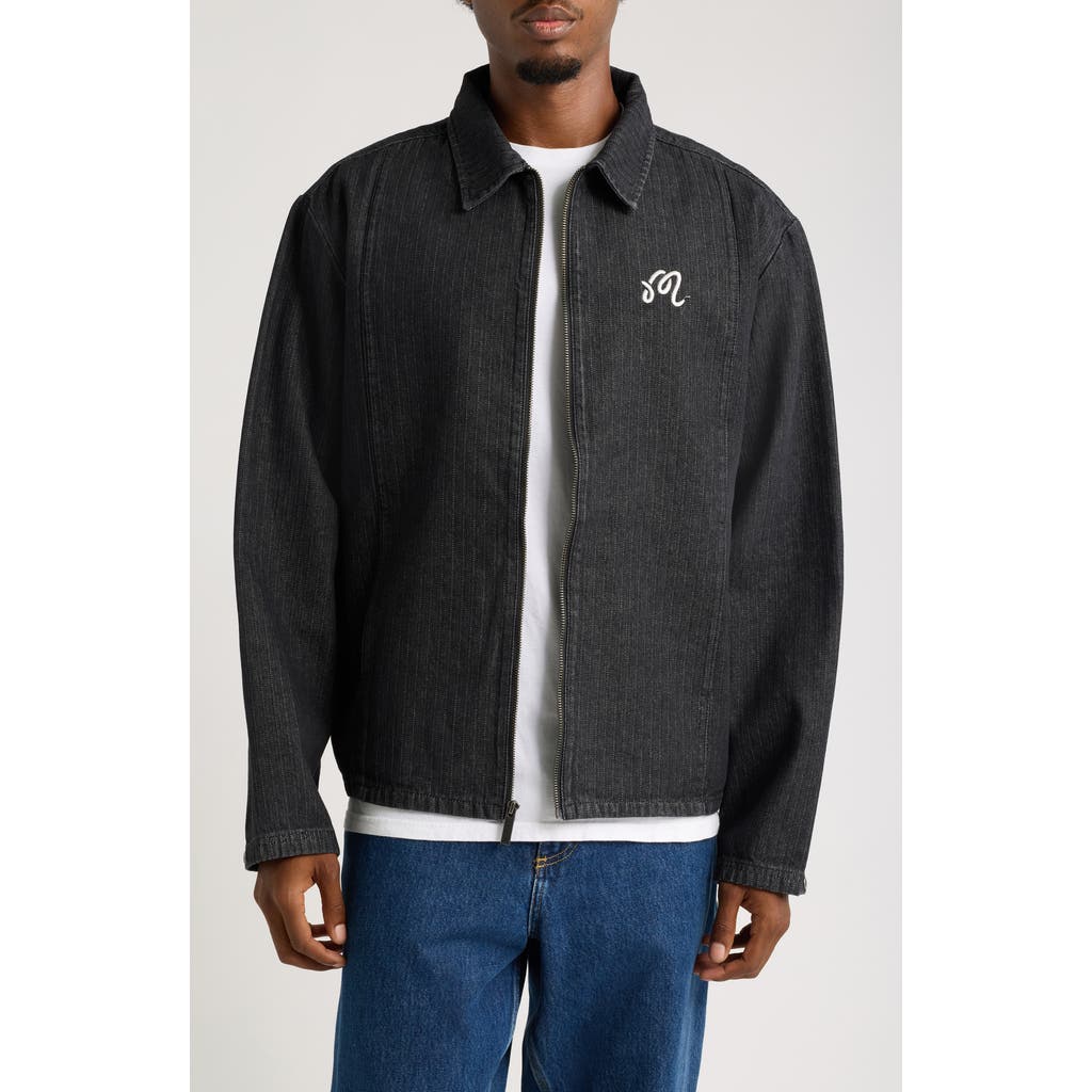 MALBON Malbon Golf Foreman Heavyweight Stonewashed Zip-Up Jacket